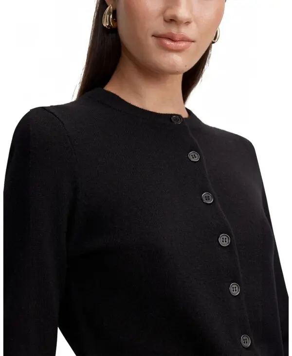 EVER NEW Haisley Merino Blend Knitted Cardigan - Black