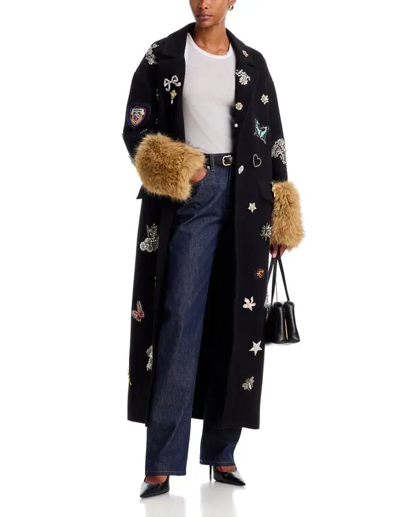 Cinq À Sept Greatest Hits Mariella Embellished Coat