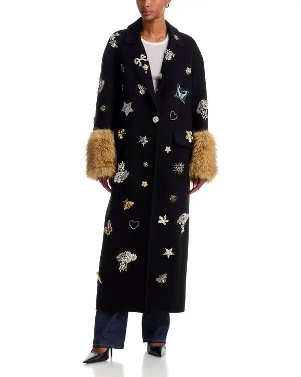 Cinq À Sept Greatest Hits Mariella Embellished Coat