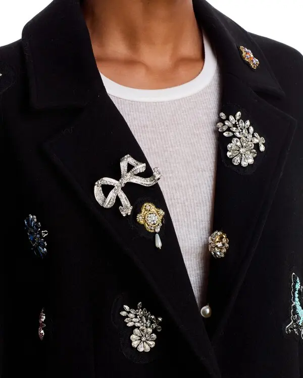 Cinq À Sept Greatest Hits Mariella Embellished Coat
