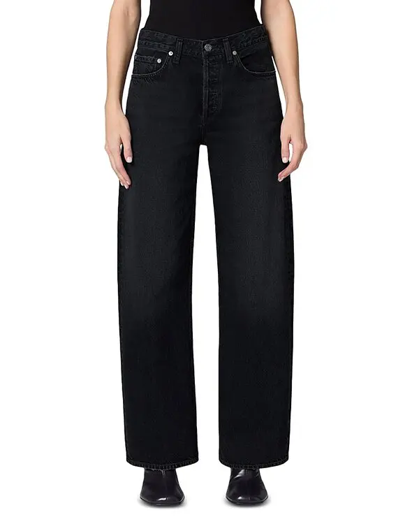 AGOLDE Arc Mid Rise Wide Leg Jeans - Phase