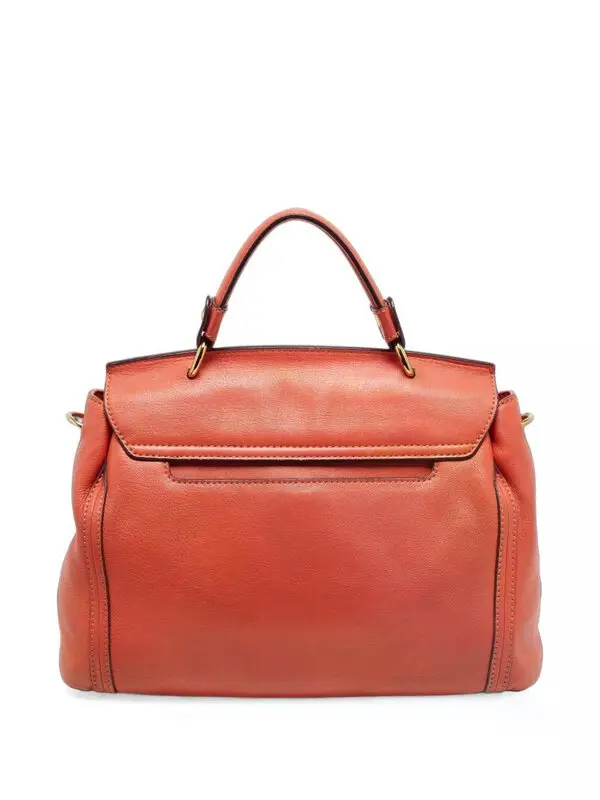 Mcm Leather Satchel Bag