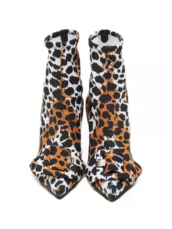 SERGIO ROSSI Sr Milano Leopard-print Ankle Boots