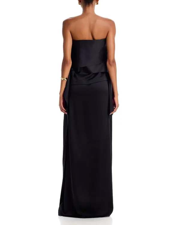 HEIRLOME Luz Silk Strapless Dress