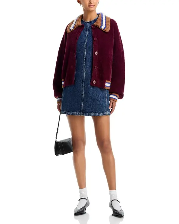 Essentiel Antwerp Kamore Collared Knit Jacket