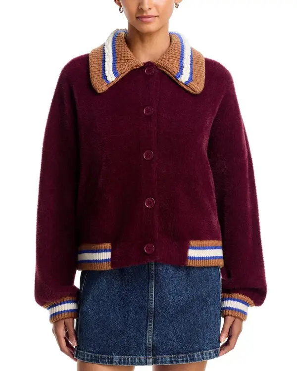 Essentiel Antwerp Kamore Collared Knit Jacket