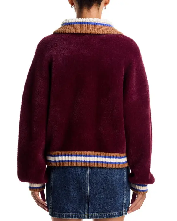Essentiel Antwerp Kamore Collared Knit Jacket