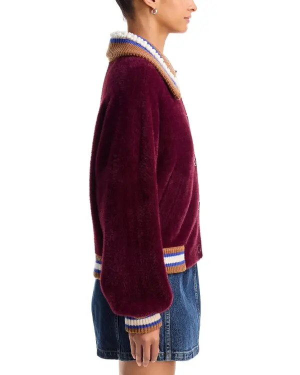 Essentiel Antwerp Kamore Collared Knit Jacket