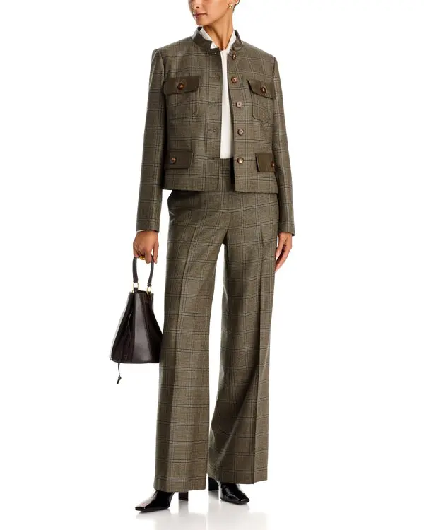 Lafayette 148 New York Lafayette Flared Wide Leg Pants