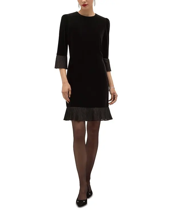 HOBBS LONDON Ashley Velvet Mini Dress