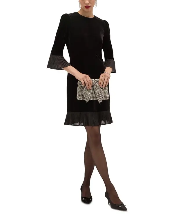 HOBBS LONDON Ashley Velvet Mini Dress