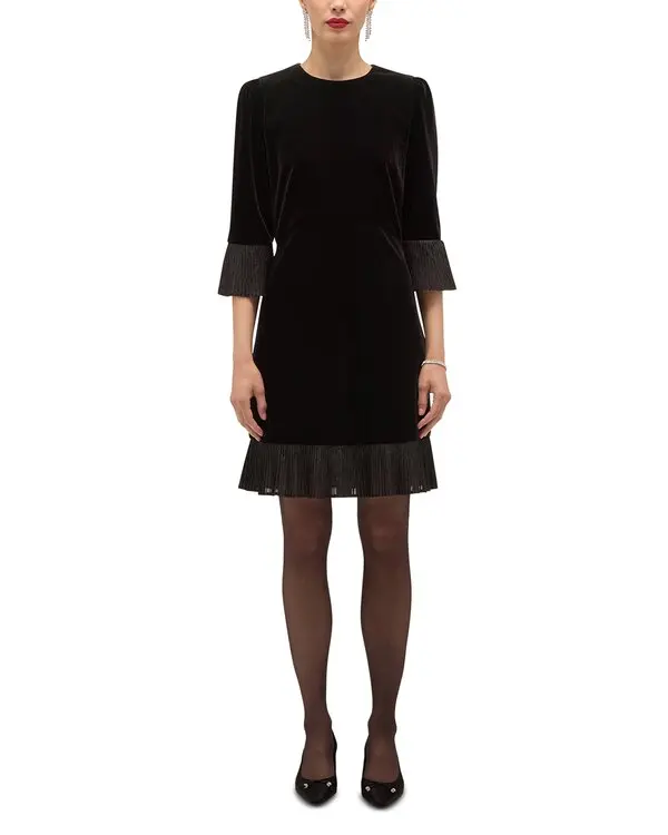 HOBBS LONDON Ashley Velvet Mini Dress