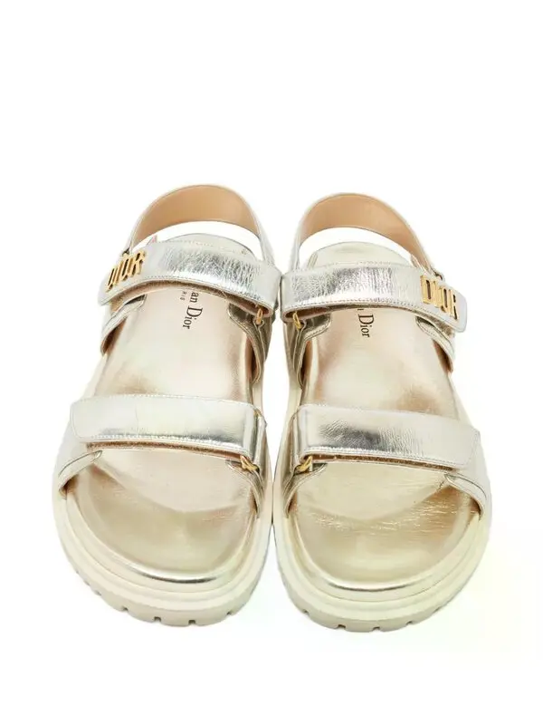 Dior Dioract Touch-strap Flat Sandals
