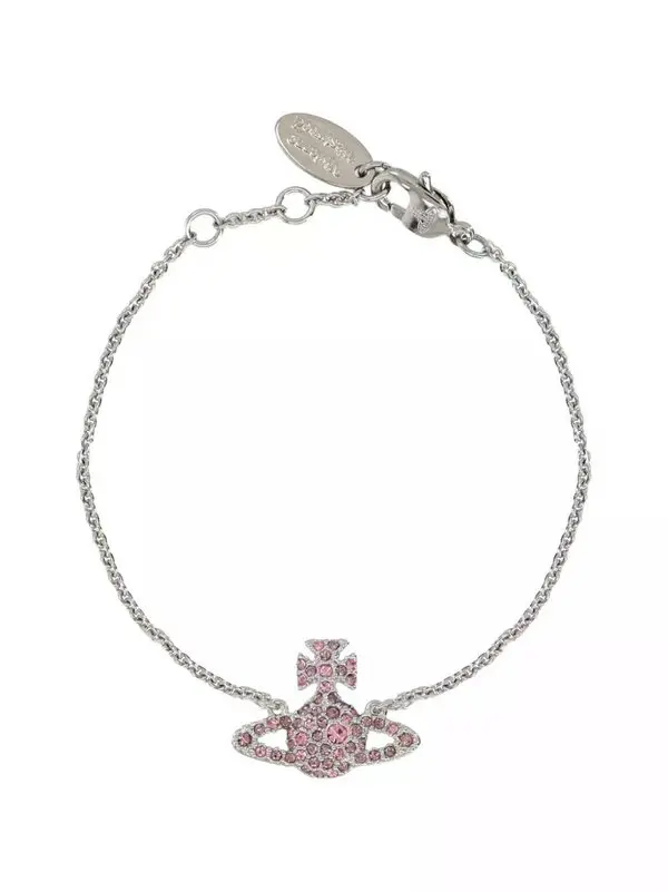 VIVIENNE WESTWOOD Orb Crystal-embellished Bracelet - Silver