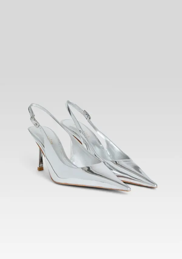 Retrofete Christine Slingback - Silver