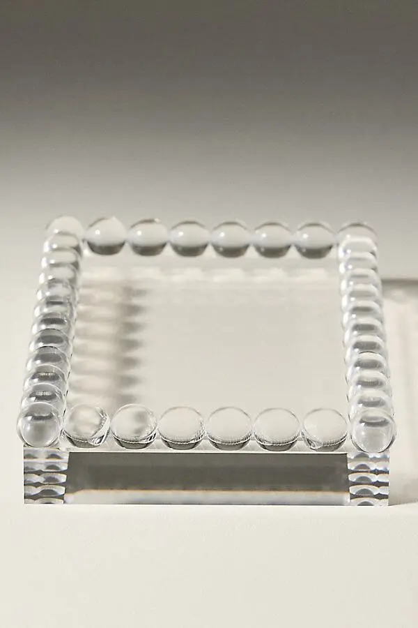 Anthropologie Tart Taylor Lucite Bubble Trket Tray - Medium