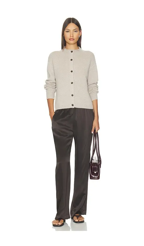 LISA YANG Zirelle Cardigan In Beige