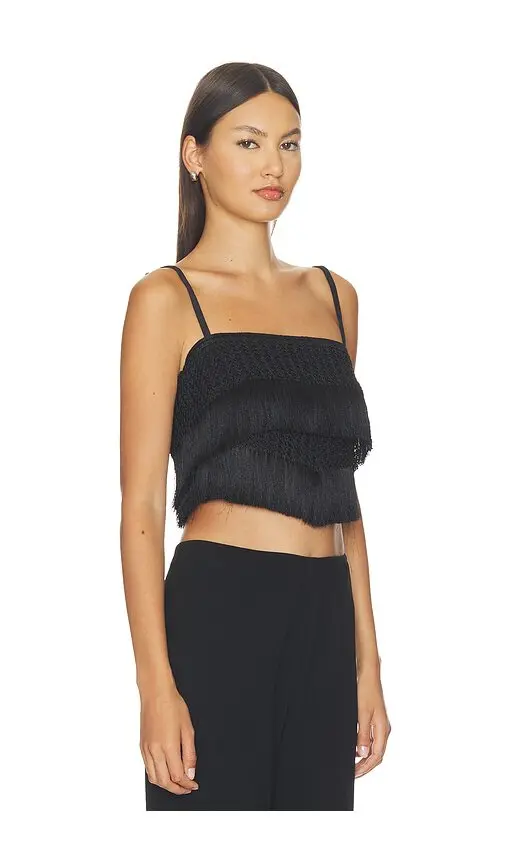 PatBO Ayla Fringe Top