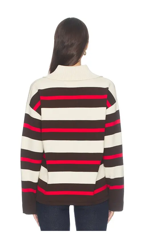 ALIGNE Ester Polo Top In Red