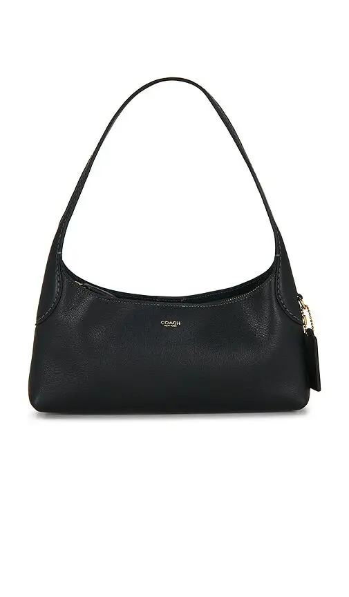 COACH Natural Grain Leather Brooklyn Shoulder Bag 26