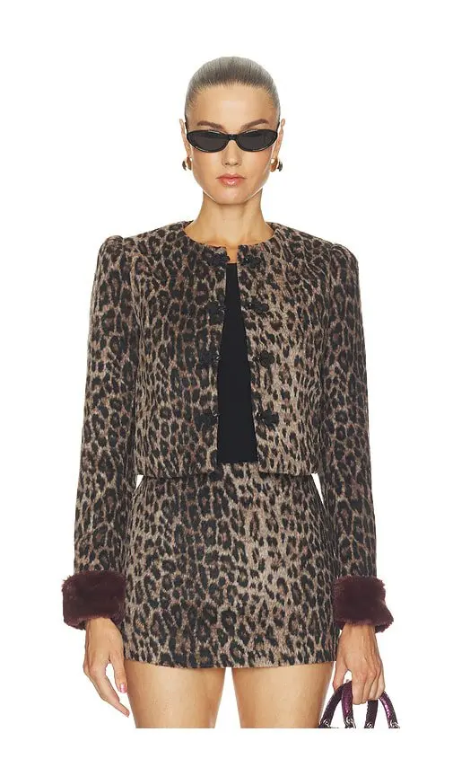 SISTER NY Valeria Jacket In Brown