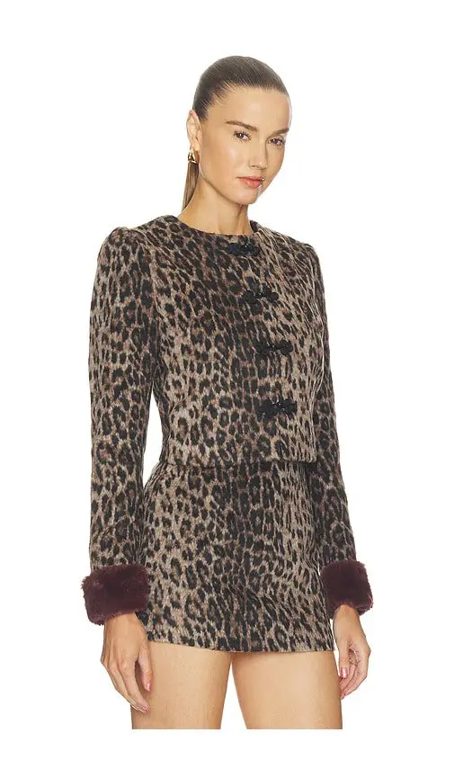 SISTER NY Valeria Jacket In Brown