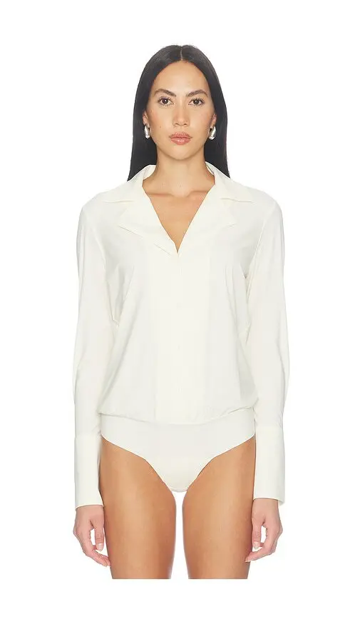 Commando Classic Blousey Button Down Bodysuit