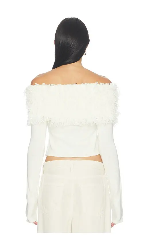 MORE TO COME Cleo Fringe Sweater