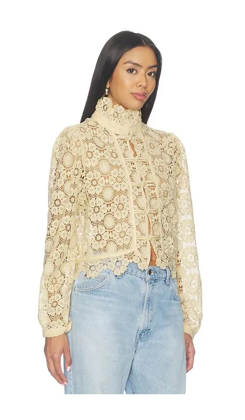 Lioness Overtime Blouse In Yellow
