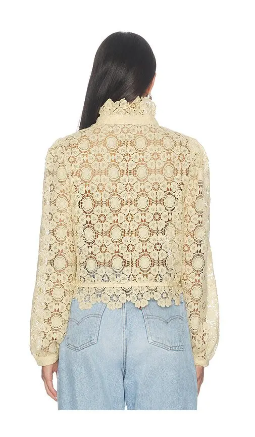 Lioness Overtime Blouse In Yellow