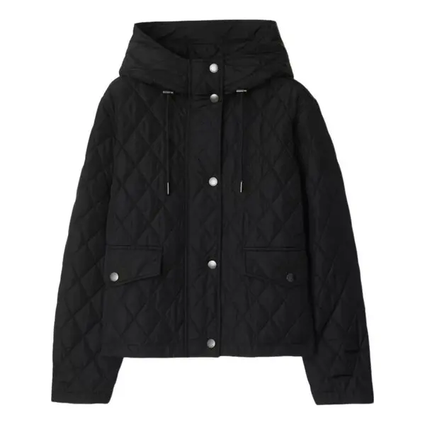 Burberry 26fw Pembroke Hood Quilted Jacket - Black