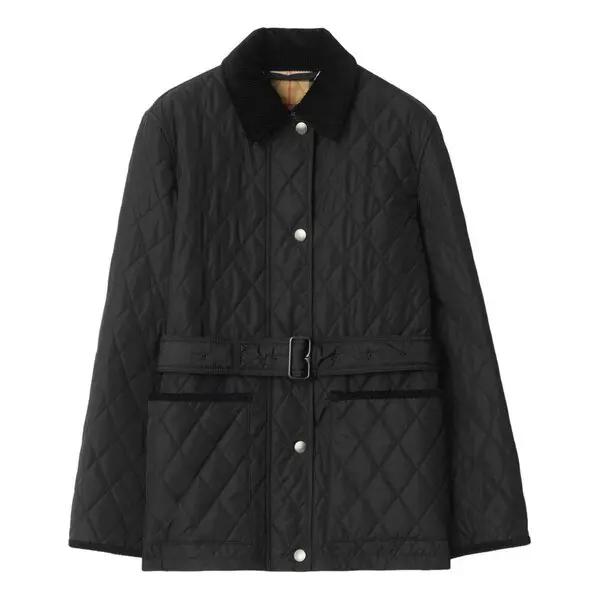 Burberry 26fw Chiltern Quilted Jacket - Black