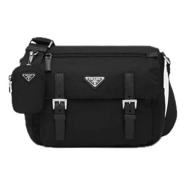 Prada Re-nylon Shoulder Bag - Black