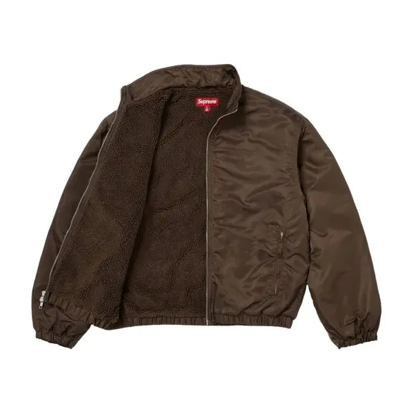 Supreme Fw26 Stand Collar Lined Nylon Jacket
