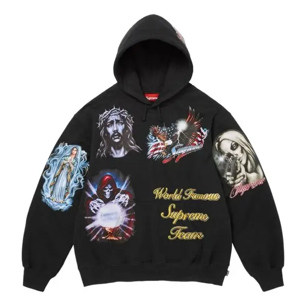 Supreme Fw26 Stickers Hooded Sweatshirt
