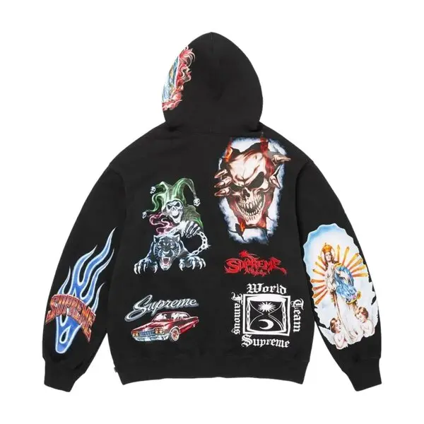 Supreme Fw26 Stickers Hooded Sweatshirt