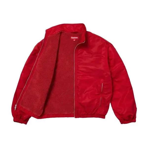 Supreme Fw26 Stand Collar Lined Nylon Jacket