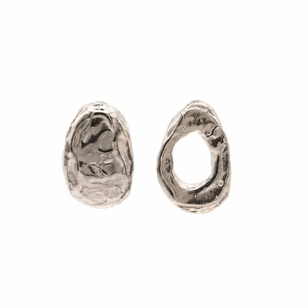 DE ROMS The Eclipse Molten Stud Earrings