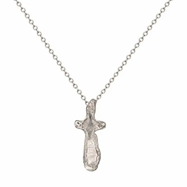 DE ROMS The Covenant Molten Cross Necklace