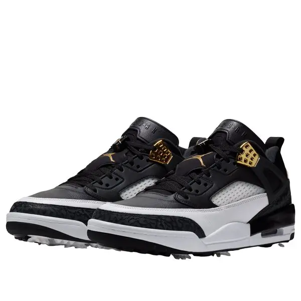 JORDAN Spizike Golf 'black White Metallic Gold - Black/white/phantom