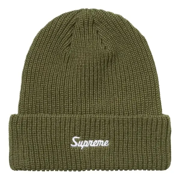 Supreme Fw26 Loose Gauge Beanie - Olive