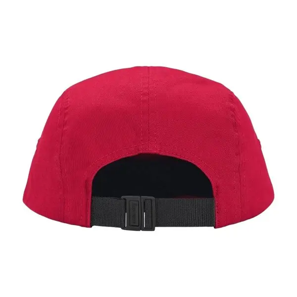 Supreme Fw26 Rhinestone Label Camp Cap - Red