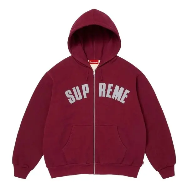 Supreme Fw26 Arc Thermal Lined Zip Up Hooded Sweatshirt