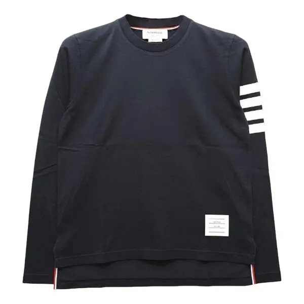 Thom Browne Long Sleeve T-shirt - Navy