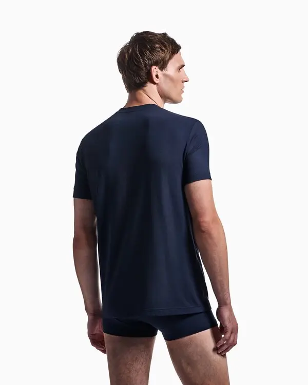 Giorgio Armani Loungewear Cotton Crew-neck T-shirt