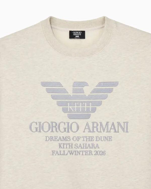 Giorgio Armani Cotton Jersey Sweatshirt X Kith - Grey