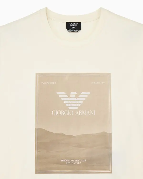 Giorgio Armani Interlock Jersey Crew-neck T-shirt X Kith