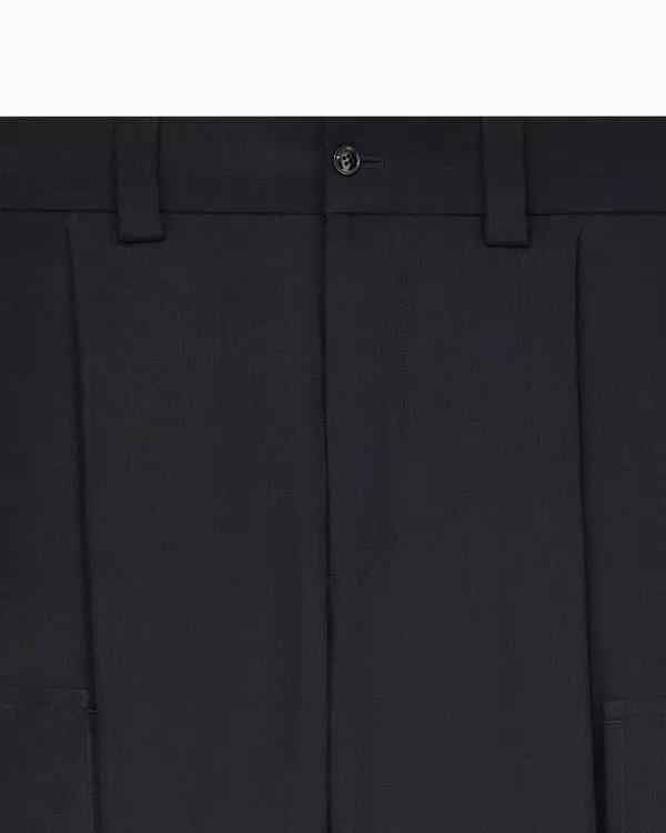 Giorgio Armani X Kith Single-pleat Cupro Bermuda Shorts