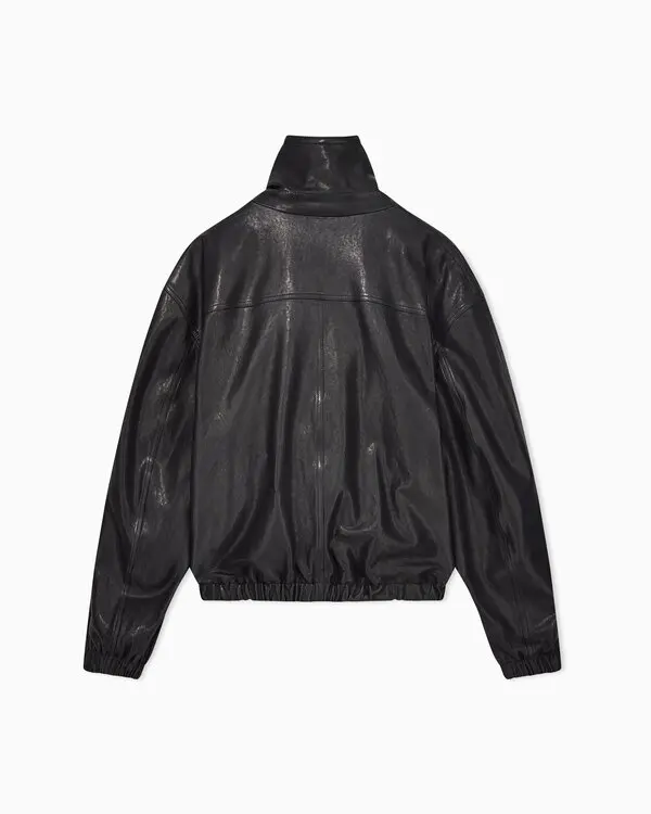 Giorgio Armani Double-breasted Leather Blouson X Kith