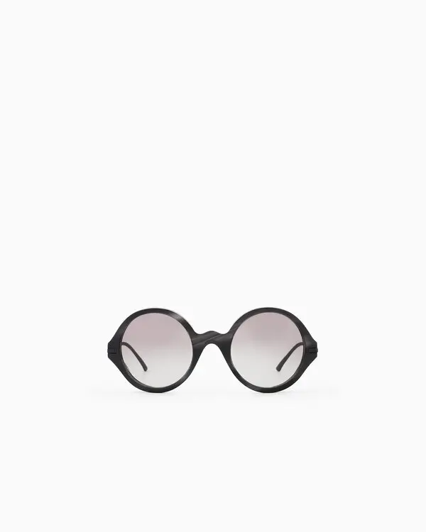 Giorgio Armani Round-shaped Sunglasses - Black